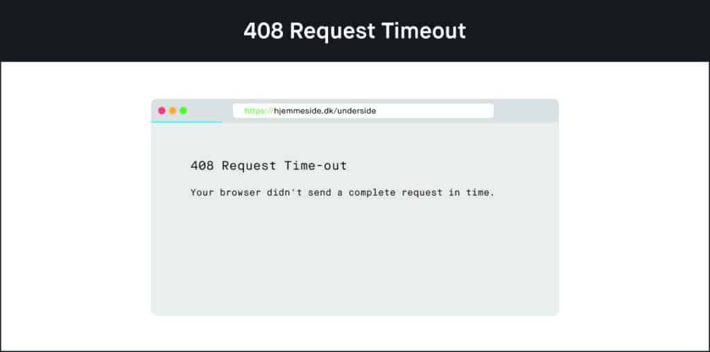 408 Request Timeout - Henrik Bondtofte